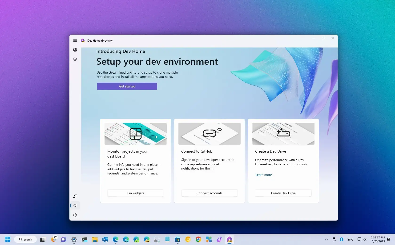微軟推出適用於 Windows 11 的 Dev Home 應用程序 - All Things Windows