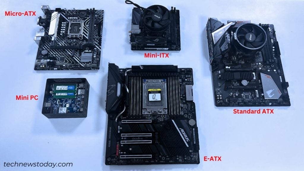 主機板類型:ATX、Micro ATX 和 Mini ITX 說明 - All Things Windows