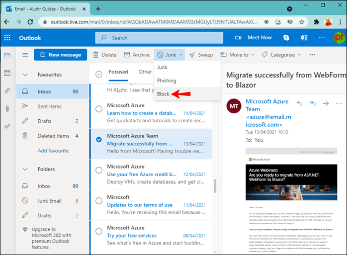 So blockieren Sie eine E-Mail-Adresse in Outlook - All Things IT