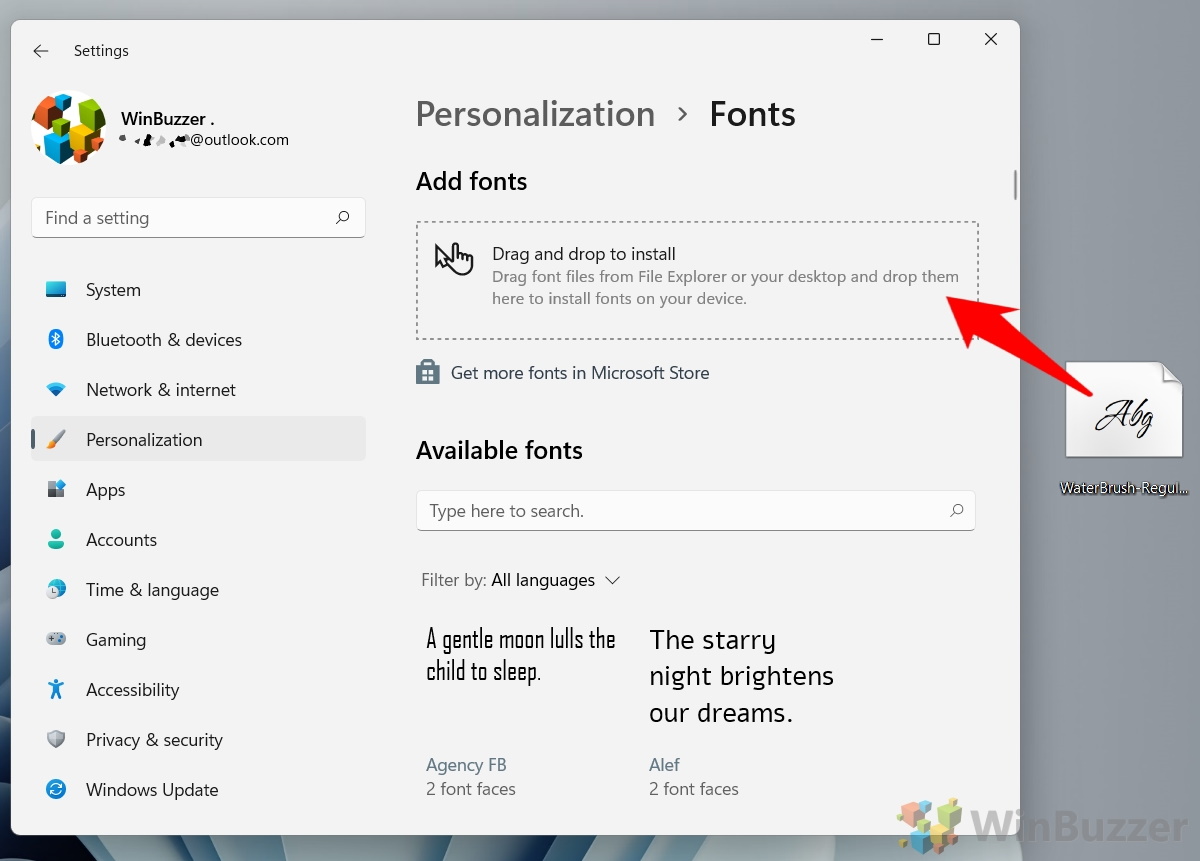 So installieren Sie Schriftarten in Windows 11 oder Windows 10 - All Things IT