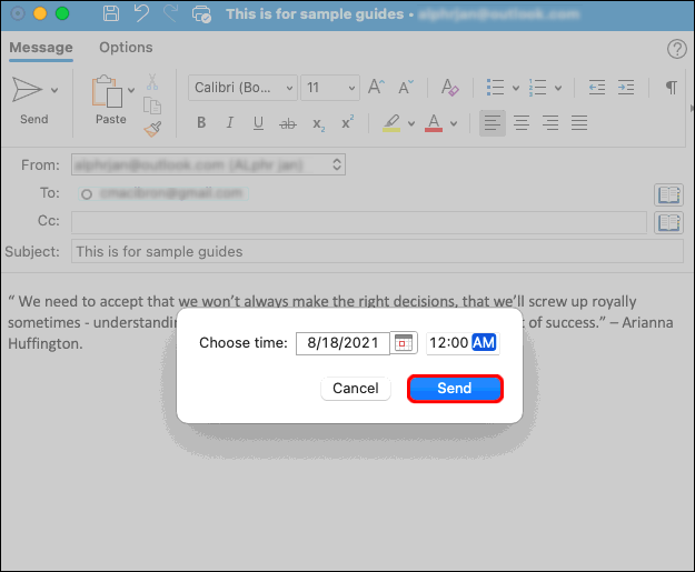So planen Sie eine E-Mail in Outlook - All Things IT