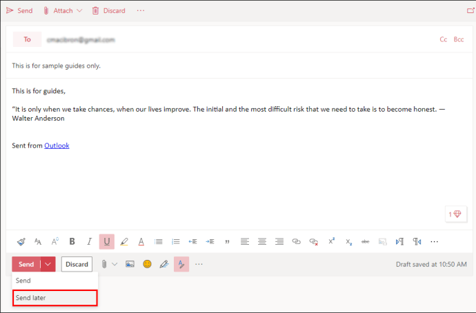 So planen Sie eine E-Mail in Outlook - All Things IT