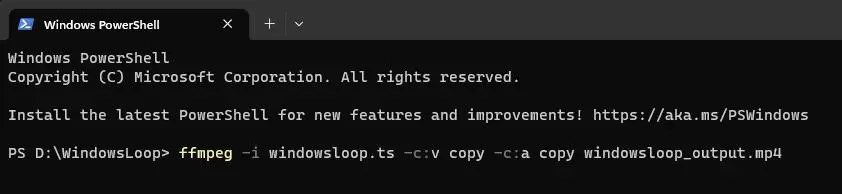 Konvertieren von TS in MP4 mit FFmpeg - All Things IT
