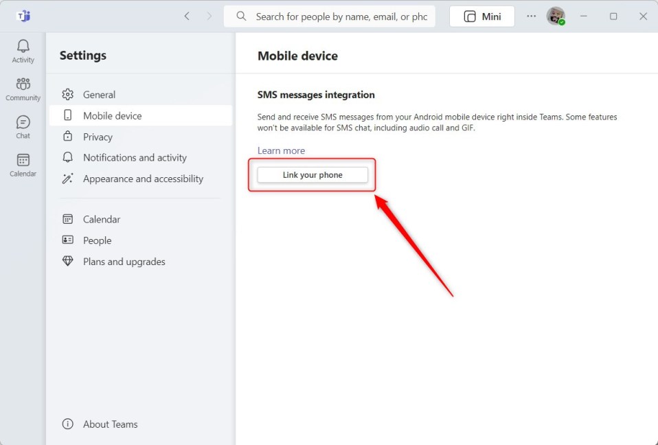 So verknüpfen Sie Ihr Telefon in Microsoft Teams unter Windows 11 - All Things IT