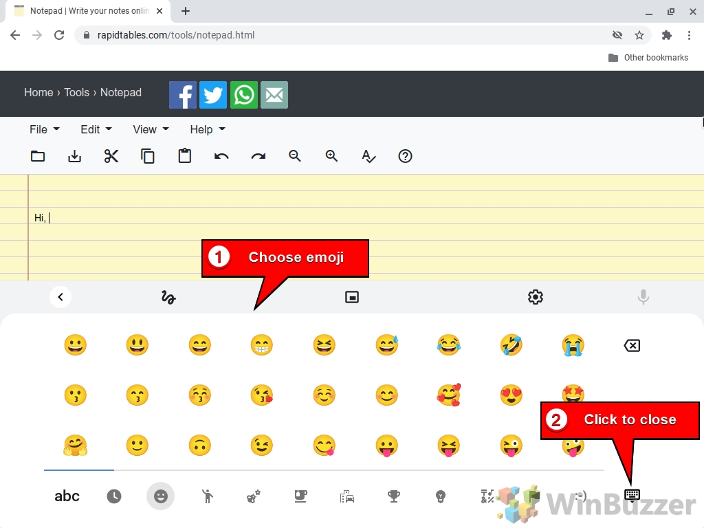 So erhalten Sie Emojis auf einem Chromebook/unter ChromeOS - All Things IT