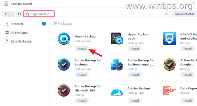 So sichern Sie den Synology NAS auf einem externen USB-Laufwerk. - All Things IT