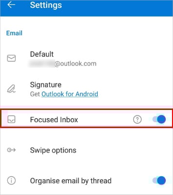 Cómo habilitar/deshabilitar la bandeja de entrada enfocada en Outlook - All Things Windows