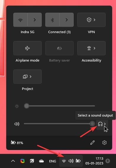 Cómo cambiar el dispositivo de salida de audio en Windows 11 (múltiples formas) - All Things Windows
