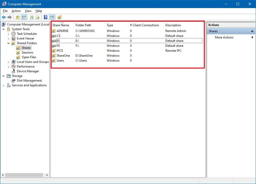 Cómo ver todas las carpetas compartidas de la red en Windows 10 - All Things Windows