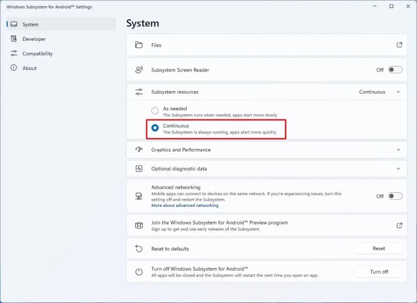 Cómo ejecutar siempre WSA en segundo plano en Windows 11 - All Things Windows