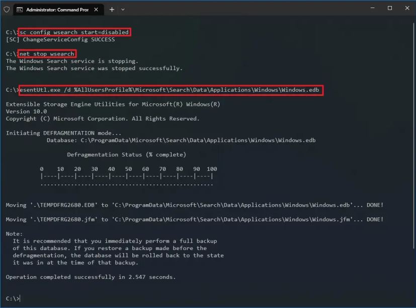 Cómo reparar Windows.edb grande en Windows 10 - All Things Windows