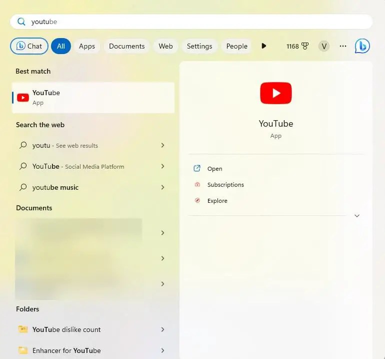 Cómo instalar la aplicación de YouTube en la PC en 3 pasos - All Things Windows