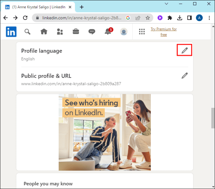Cómo cambiar el idioma de perfil predeterminado en LinkedIn - All Things Windows