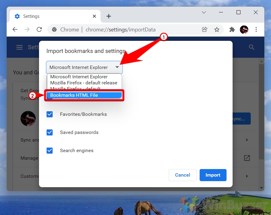 Cómo exportar favoritos desde Microsoft Edge o importarlos desde Chrome u otros navegadores ...