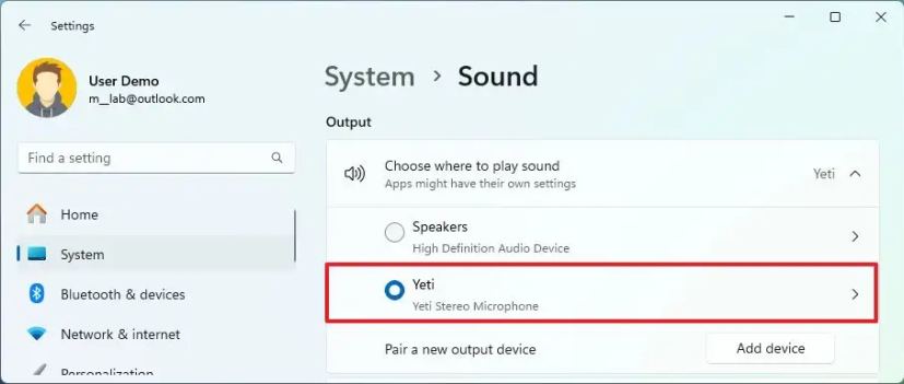 Cómo cambiar el dispositivo de salida de audio en Windows 11 - All Things Windows