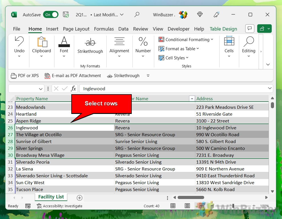 Cómo ocultar y mostrar filas y columnas en Excel - All Things Windows
