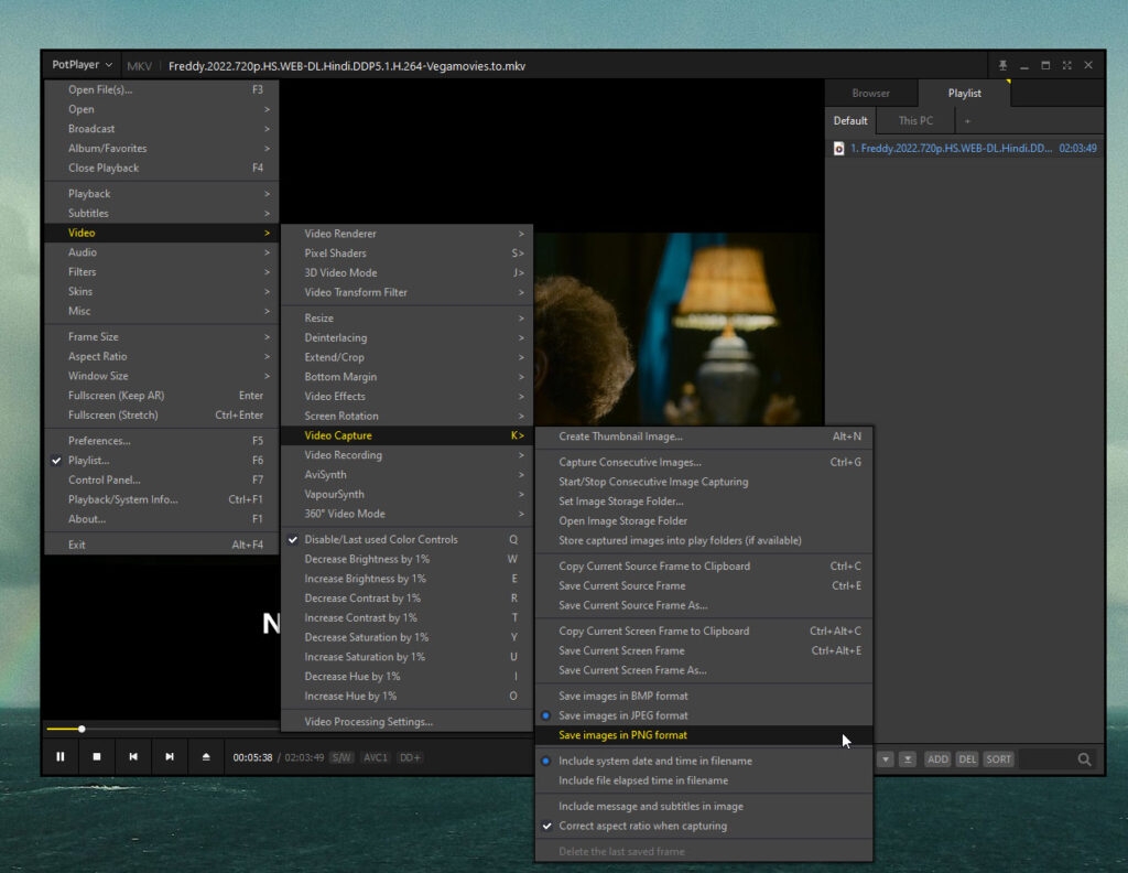 ¿Cómo tomar capturas de pantalla en Potplayer? - All Things Windows