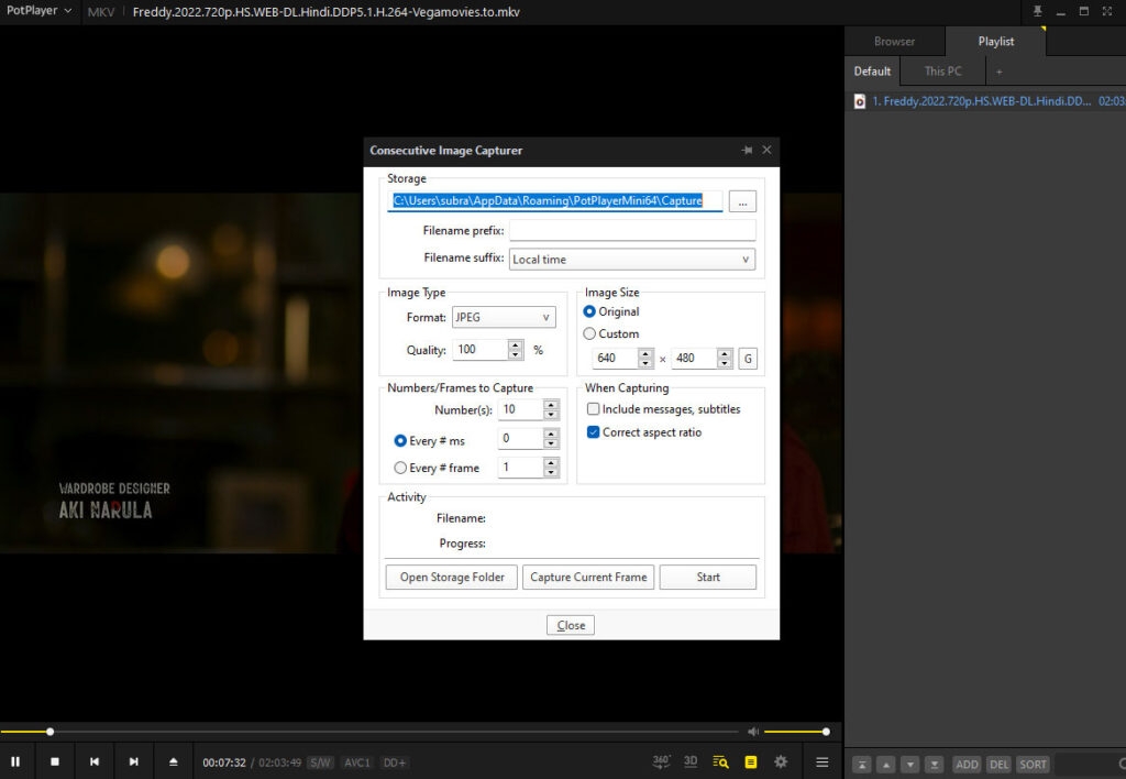 ¿Cómo tomar capturas de pantalla en Potplayer? - All Things Windows