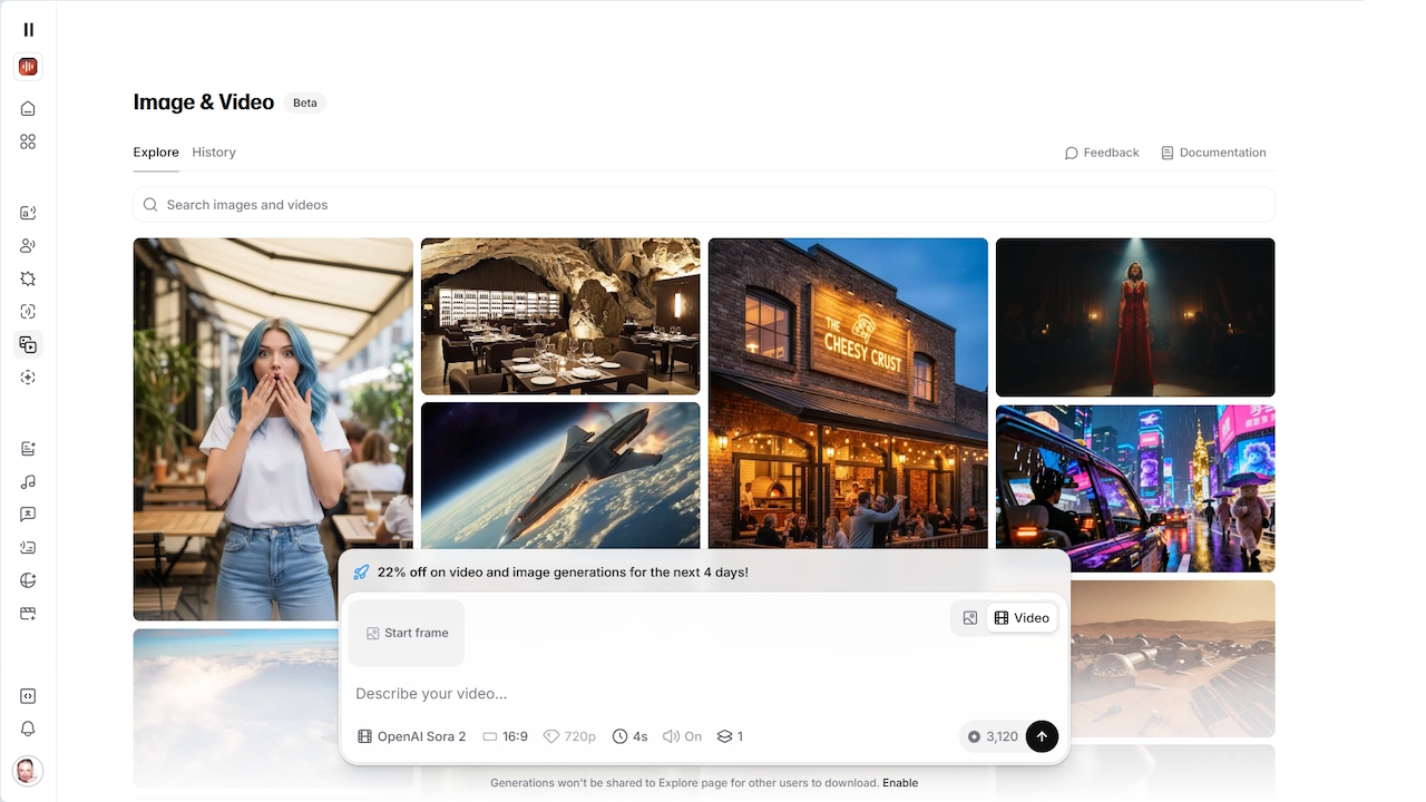 ElevenLabs Studio siirtyy kuvien ja videoiden luomiseen OpenAI:n Sora 2 Prolla ja Googlen Veo 3. ...