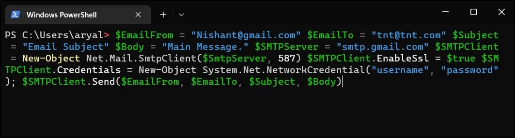 Comment envoyer des e-mails depuis Powershell - All Things Windows