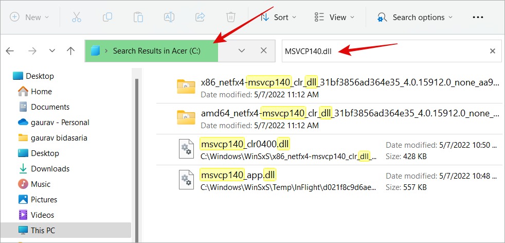 7 correctifs pour MSVCP140.dll ou VCRUNTIME140.dll manquants sous Windows 11/10 - All Things Windows