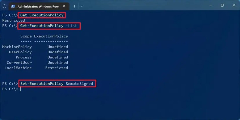 Comment changer la politique d'exécution pour exécuter des scripts sur PowerShell - All Things ...