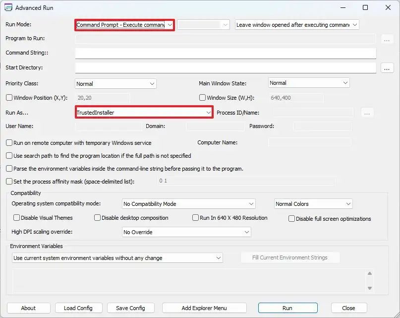 Comment Exécuter Linvite De Commande En Tant Que Trustedinstaller Sur