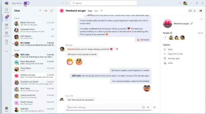 La nouvelle application Microsoft Teams fait ses débuts avec une ...
