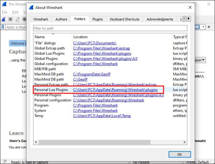 Comment utiliser le dissecteur Lua dans Wireshark - All Things Windows