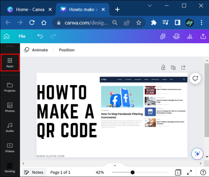 Hogyan készítsünk QR-kódot a Canvában - All Things Windows