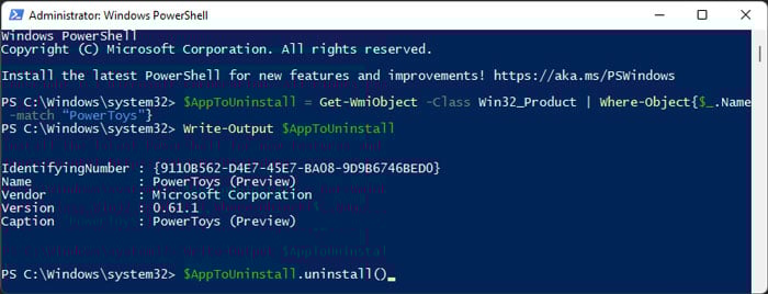 Cara Menghapus Perangkat Lunak Menggunakan PowerShell - All Things Windows