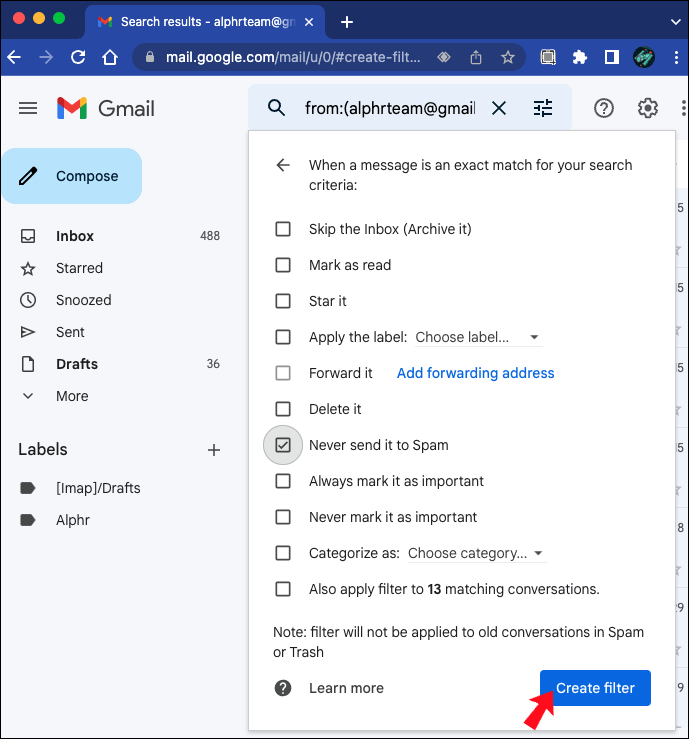 Cara Menghentikan Email Dari Pergi ke Spam di Gmail - All Things Windows