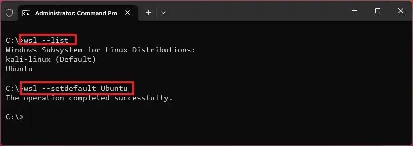 Cara setting default distro Linux WSL di Windows 11 - All Things Windows