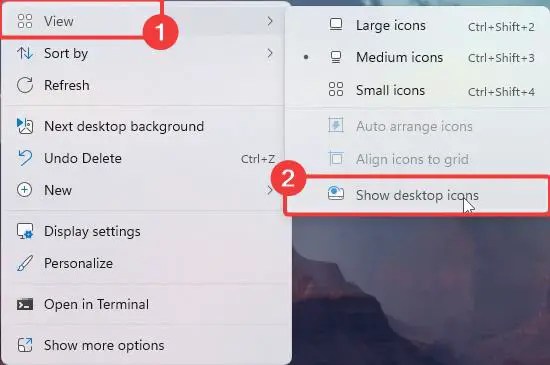 Cara Menampilkan Atau Menyembunyikan Ikon Desktop Di Windows 11 All