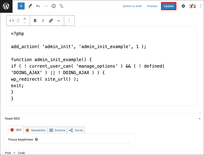 Come utilizzare i blocchi di codice in WordPress - All Things Windows