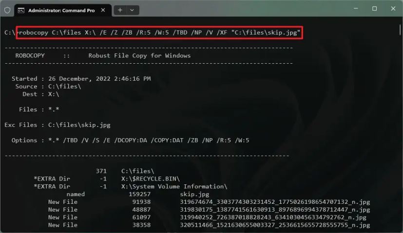 Windows 11、10 で Robocopy を使用してファイルとフォルダーのコピーを除外する方法 - All Things Windows