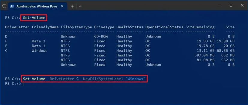Windows 10でドライブのボリュームラベルを変更する方法 - All Things Windows