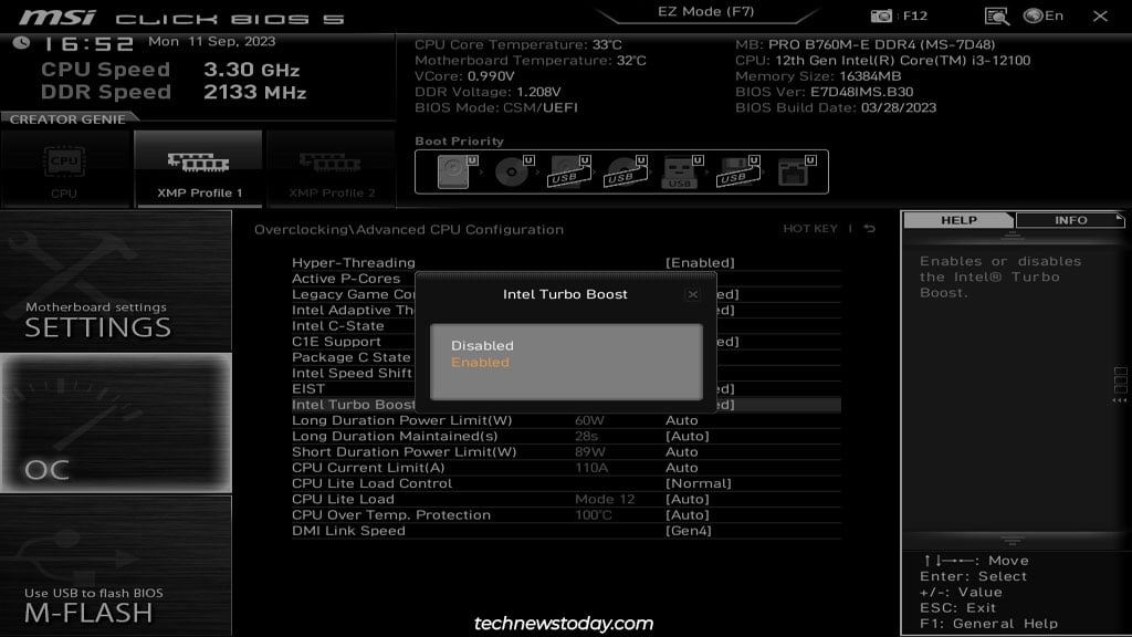 MSI マザーボード BIOS をオーバークロックする方法 - All Things Windows