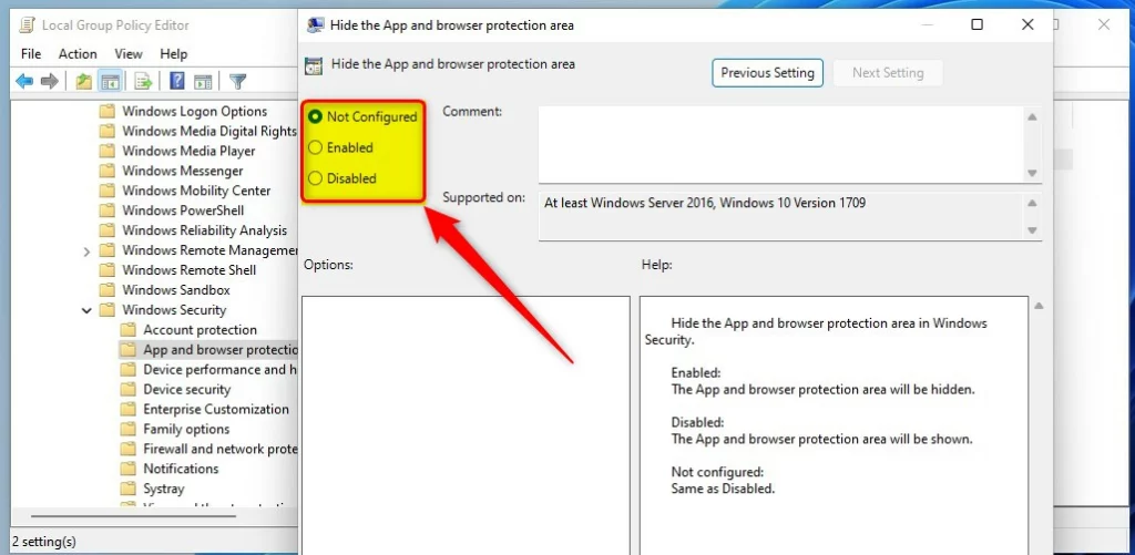 Cara Menyembunyikan atau Memaparkan Apl Keselamatan Windows dan ...