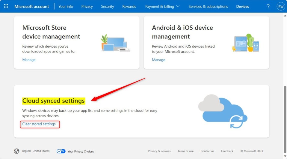 Cara Mengosongkan Tetapan Windows Backup Cloud Synced - All Things Windows
