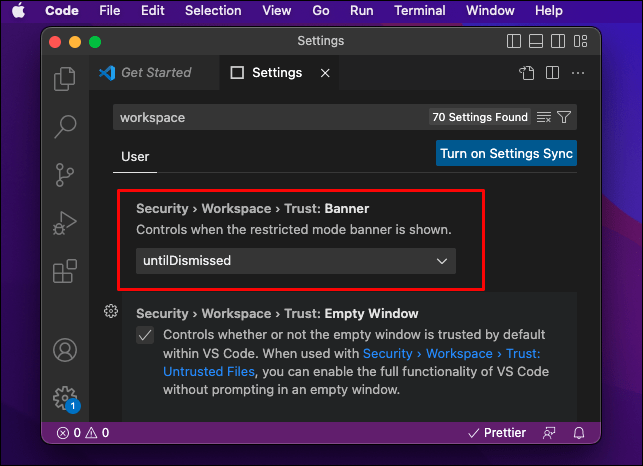 Hoe Settings.json te openen in VS Code - All Things Windows
