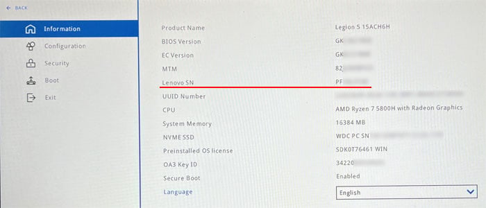 Hoe vindt u een serienummer op een Lenovo-laptop - All Things Windows