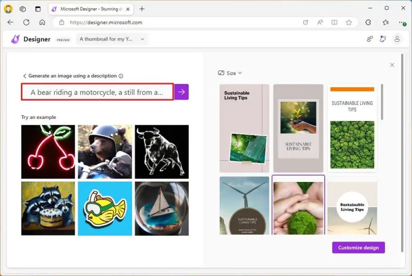 Microsoft Designer gebruiken om afbeeldingen te maken - All Things Windows