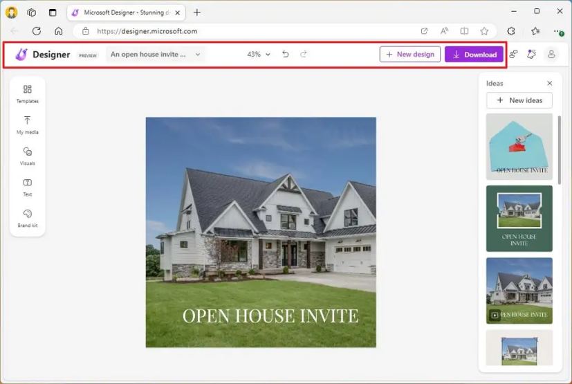 Microsoft Designer gebruiken om afbeeldingen te maken - All Things Windows
