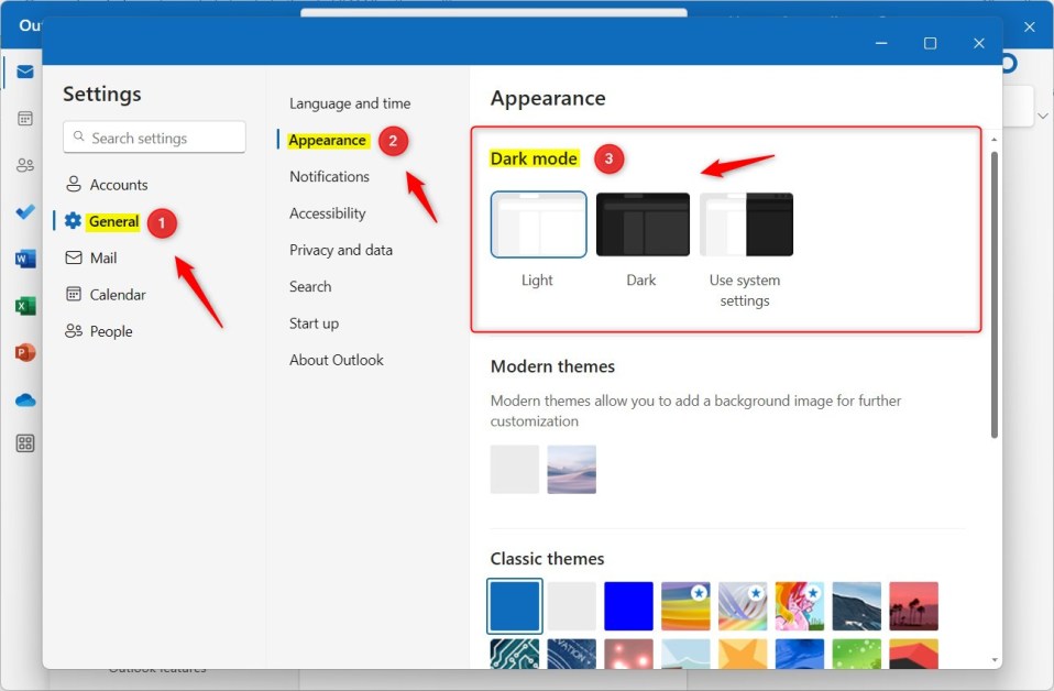 Hoe U Kunt Overschakelen Naar De Donkere Modus In Outlook Op Windows 11 hoe-u-kunt-overschakelen-naar-de-donkere-modus-in-outlook-op-windows-11