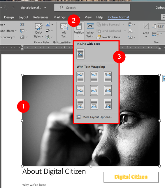 Hvordan legge til og redigere bilder og former i Microsoft Word - All Things Windows