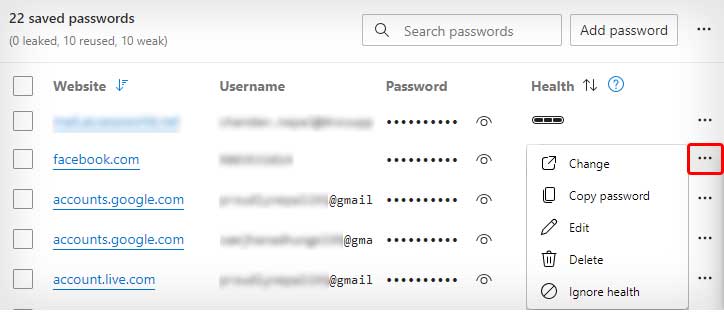 Jak przeglądać zapisane hasła i zarządzać nimi w przeglądarce Microsoft Edge - All Things Windows