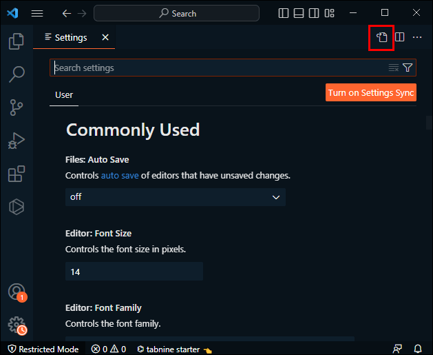 Jak otworzyć Settings.json w kodzie VS - All Things Windows