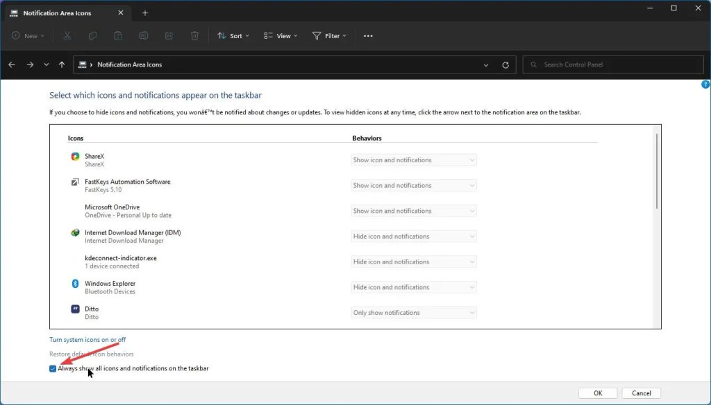 Pokaż wszystkie ikony paska zadań w systemie Windows 11: przewodnik krok po kroku - All Things ...