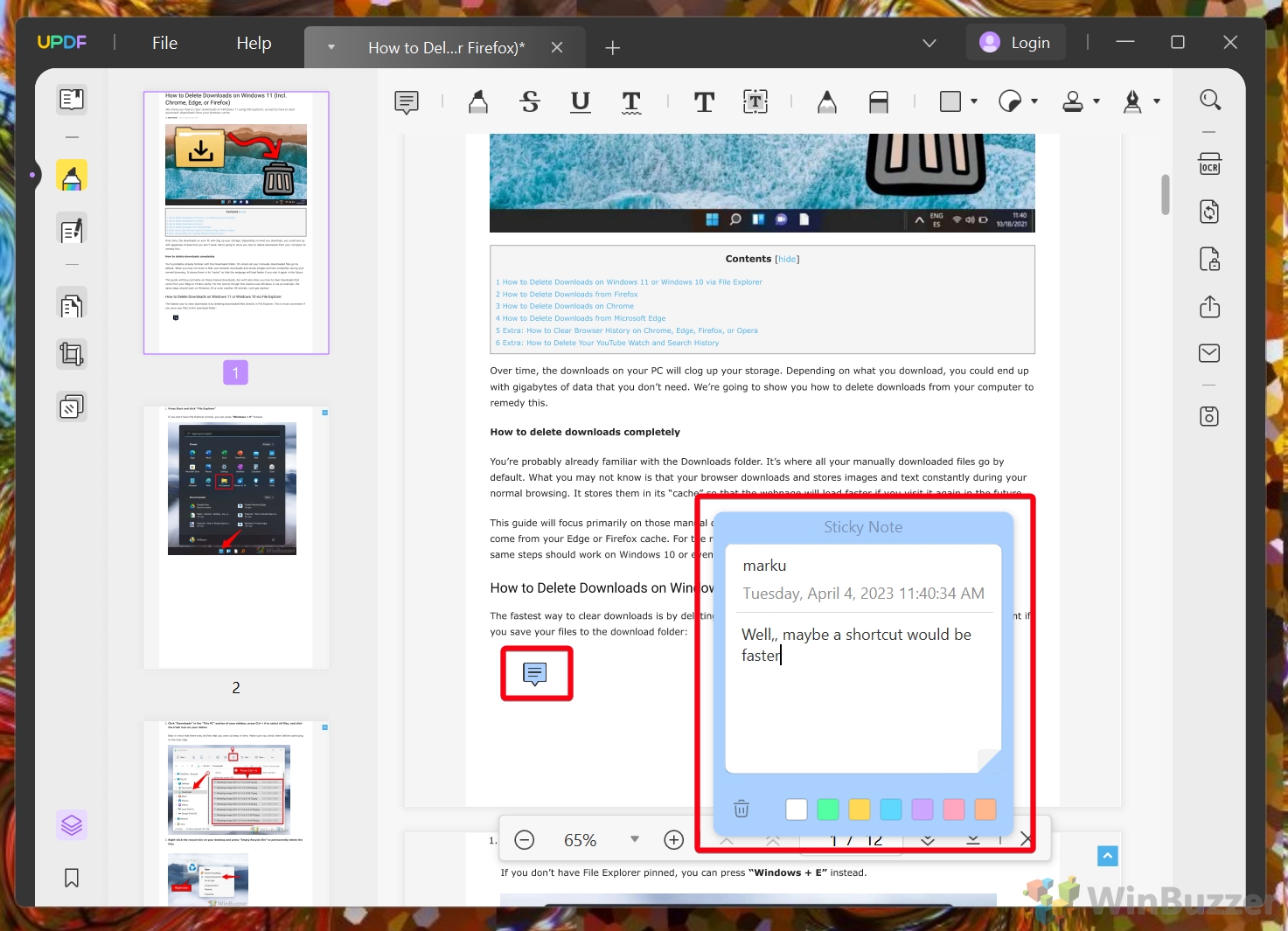 Jak dodawać notatki do pliku PDF za darmo (3 sposoby) - All Things Windows